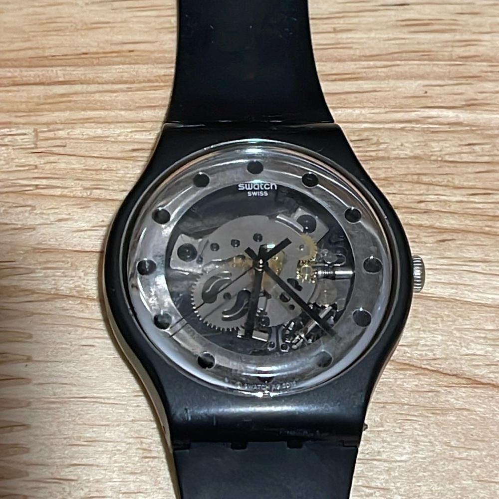 Vintage Swatch Silver Glam Watch - Gem